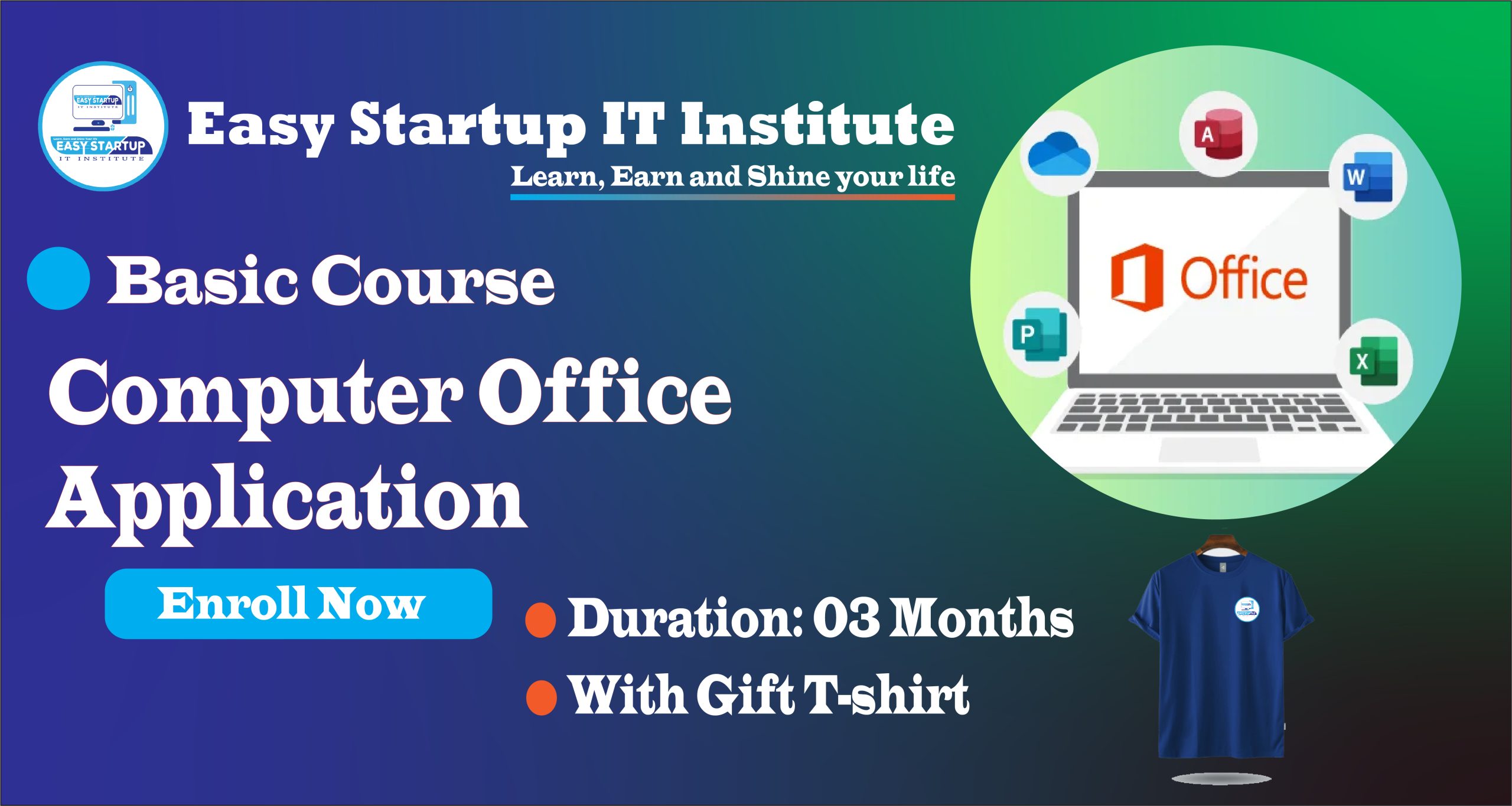 Computer Office Application With Govt. Certificate (online Class ...
