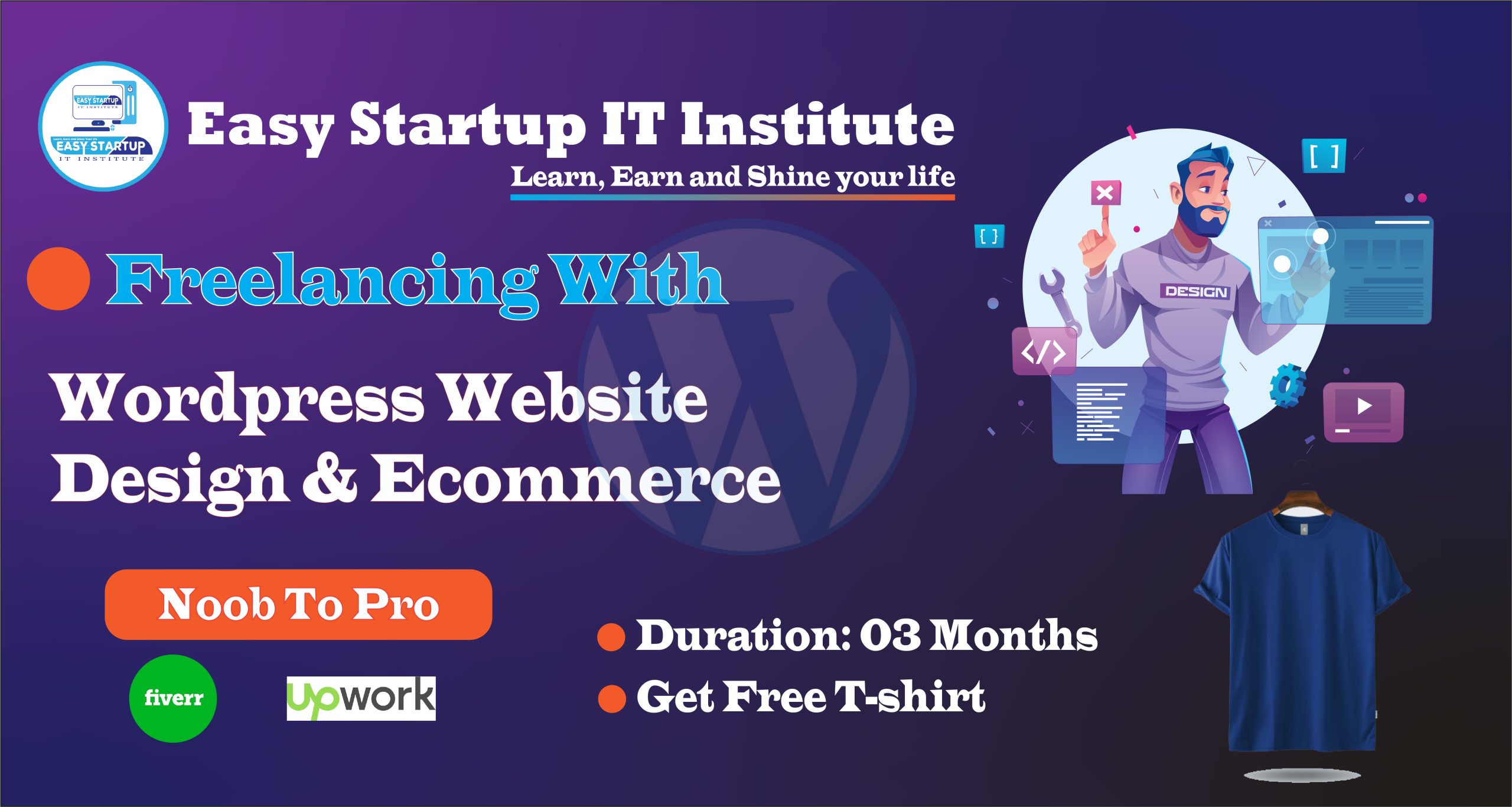 WordPress Website Design and E-commerce | Easy Startup IT Institute